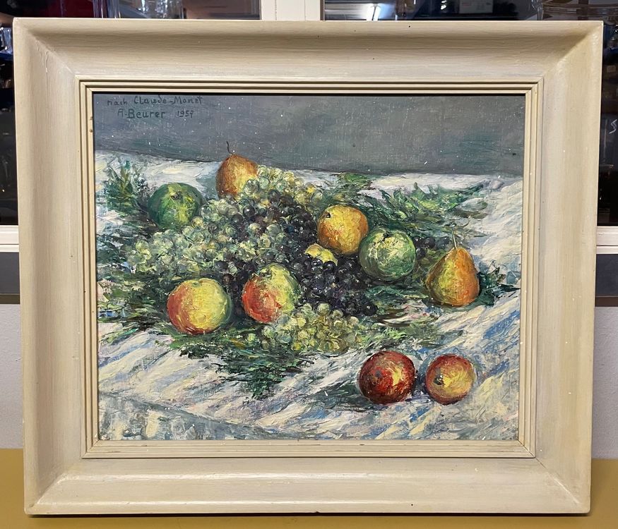 Original gemalte signirte Bild stilleben | Kaufen auf Ricardo