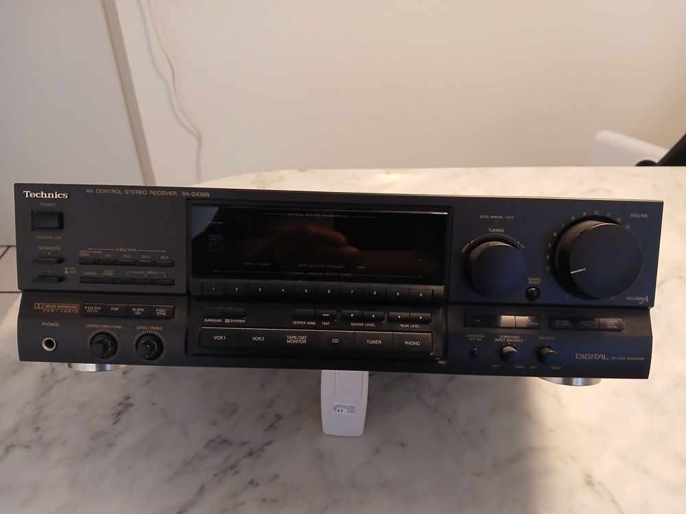 Technics SA-GX505 Stereo Receiver - Top Zustand, Schwarz (Gebraucht) in ...