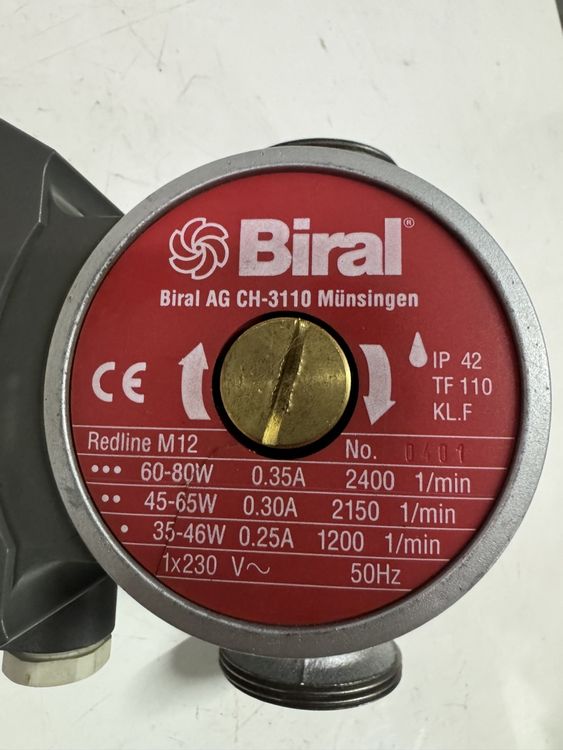 Biral Umwälzpumpe (Gebraucht) in Igis für CHF 80 – mit Lieferung auf Ricardo kaufen