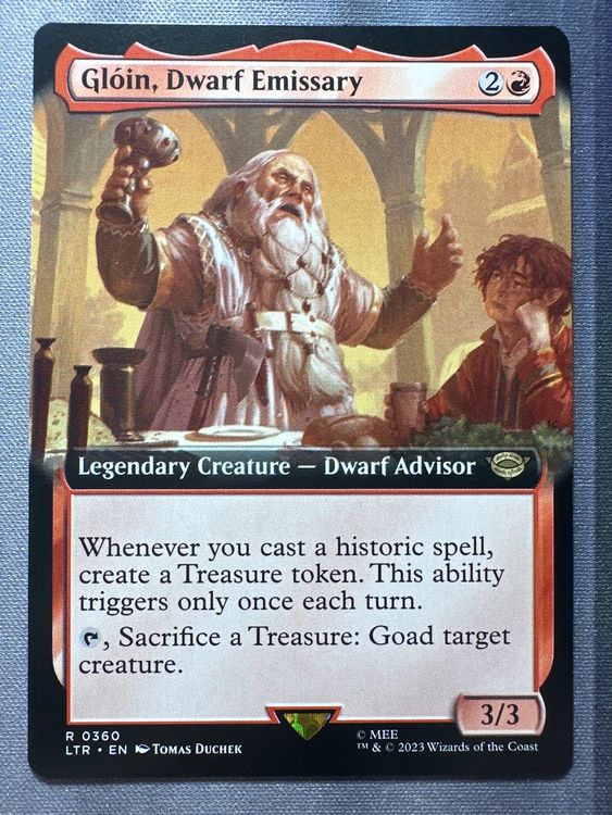 Glóin, Dwarf Emissary Variant 0360 Lord of the Rings (Neu (gemäss ...