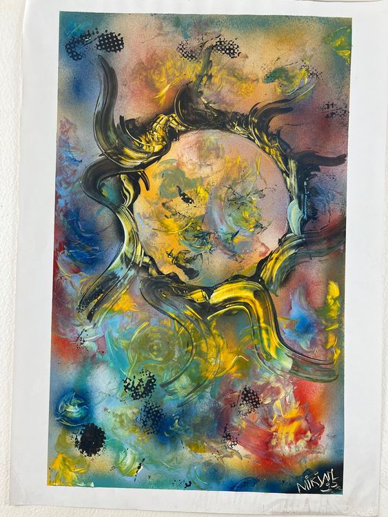 Abstrakte Gemälde Unleserlich Signiert | Kaufen auf Ricardo