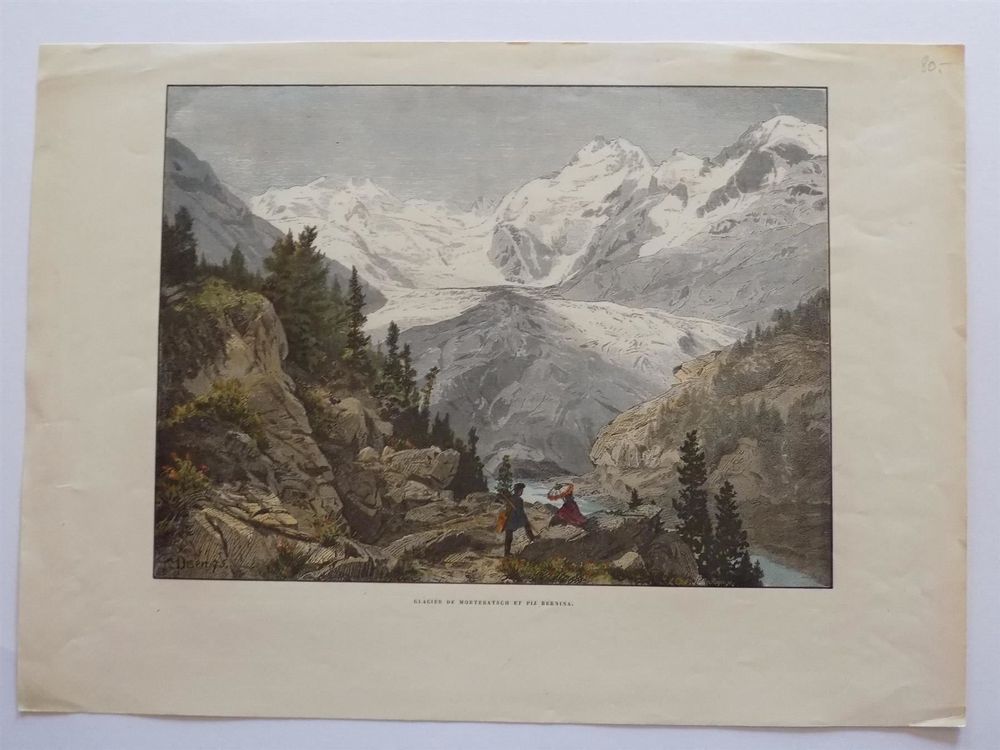 Morteratsch Gletscher grosse Ansicht | Kaufen auf Ricardo