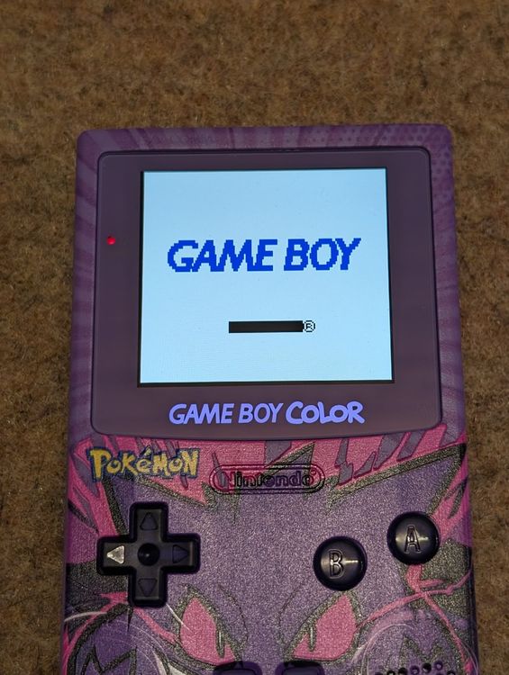 Nintendo Gameboy Color Pokémon Gengar Edition + IPS Display | Kaufen ...