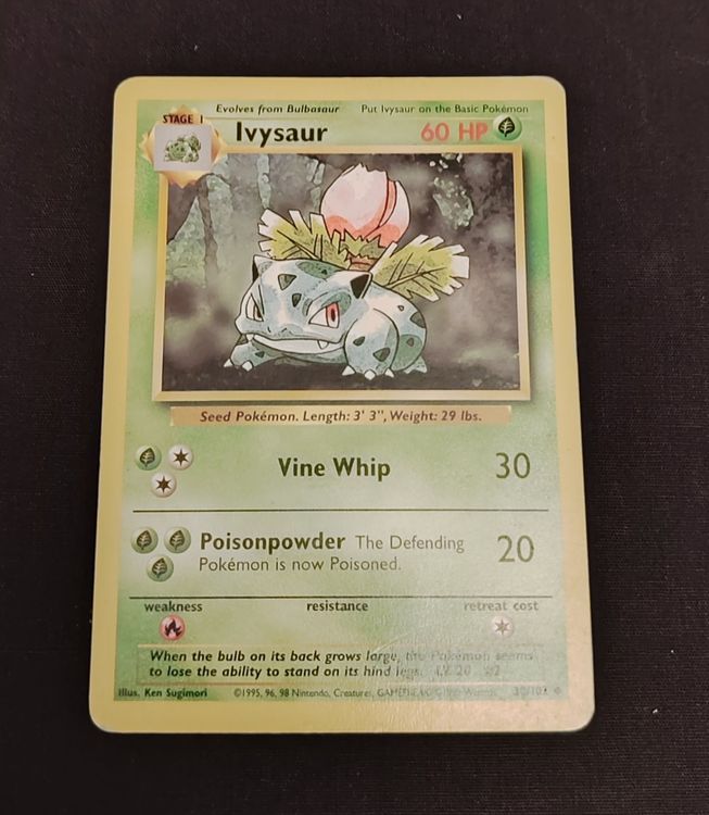 Pokemon card Ivysaur base set Wizards English EN | Kaufen auf Ricardo