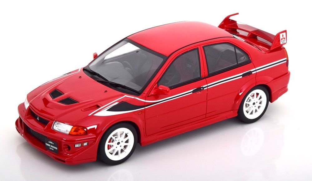 MITSUBISHI LANCER EVO 1 1999 MAKINEN ROT 1:18 OTTO | Kaufen auf Ricardo