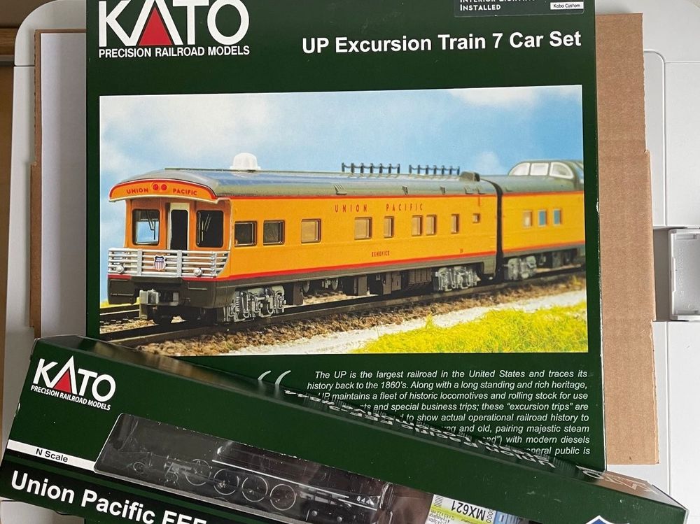 KATO USA N Zugset Union Pacific FEF-3 Steam Lok mit Zugset | Kaufen auf ...
