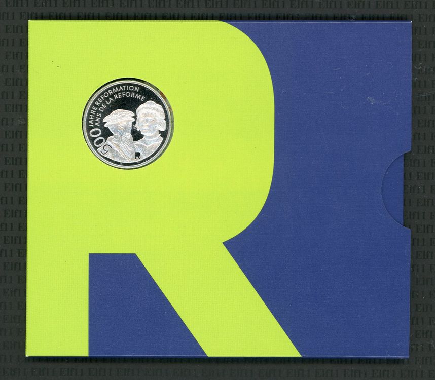 CHF__20.00 2017 Reformation im Folder stgl 20 Franken (Neu und originalverpackt) in Widnau für ...