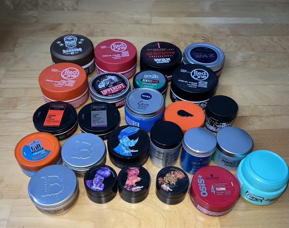 25 verschiedene Haar Gel Produkte von Verschiedene Marken (Gebraucht ...