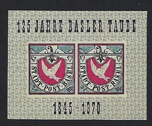 Vignette 125 Jahre Basler Taube / Neu ** | Kaufen auf Ricardo