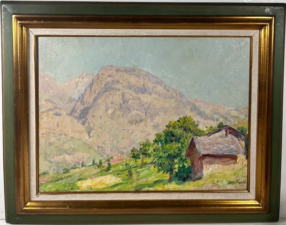 Albert Charpentier - Lac de Montagna - Grosse Gemälde (Gebraucht) in ...