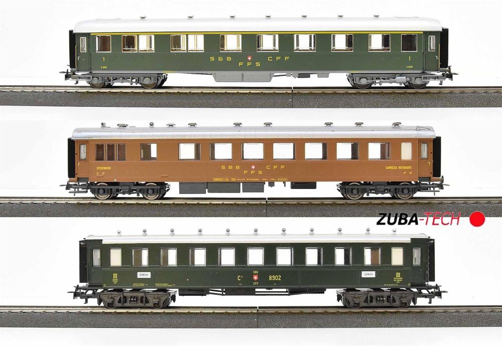 Roco/Märklin 3x Stahlwagen der SBB H0 WS | Kaufen auf Ricardo