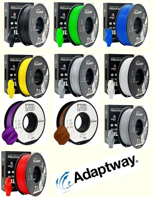 Super Pack *** PLA Mix 10 kg (12.50 pro kg!!!) *** (Neu und ...