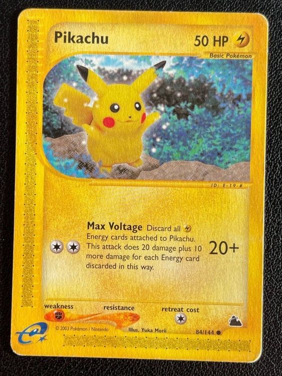 Pikachu 84/144 Pokémon Skyridge 1st. Edition | Kaufen auf Ricardo