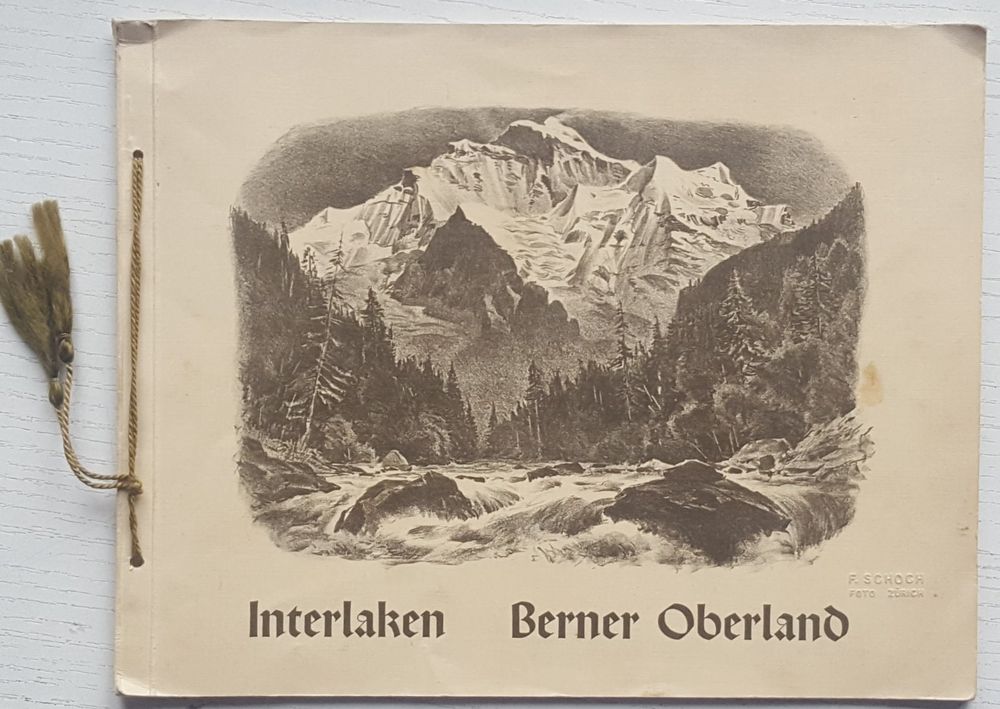 Berner Oberland: Souvenir-Album mit 42 Ansichten (1930) | Kaufen auf ...