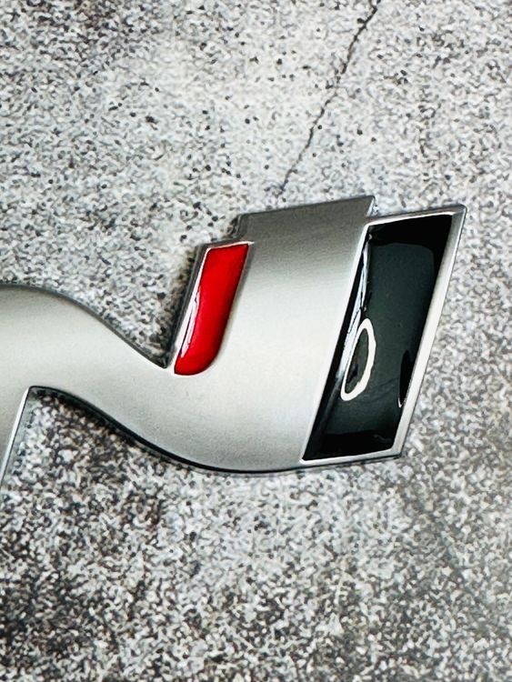 Hyundai N Emblem Schriftzug Logo aus Metall NEU Silbermatt (Neu und ...