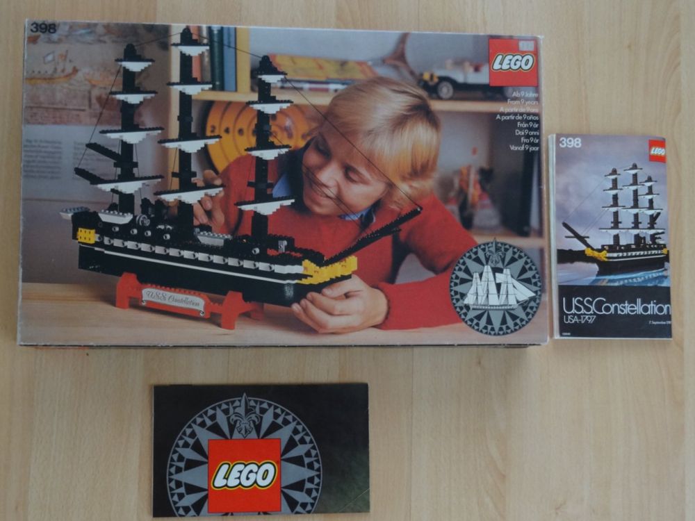 LEGO 398 USS Constellation m.Originalschachtel,Anleit+Poster | Kaufen ...