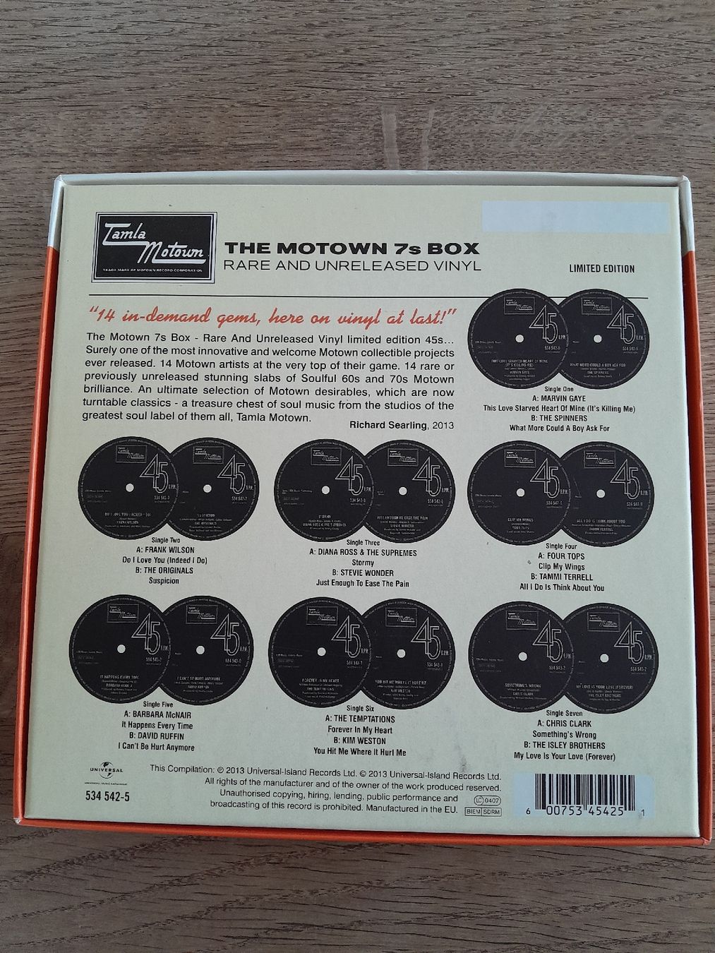 The Motown 7s Box - Rare And Unreleased Vinyl (Volume 1) (Gebraucht) in ...