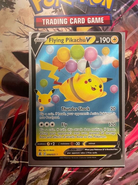 Pokemon Flying Pikachu V Celebrations (Neu (gemäss Beschreibung)) in ...