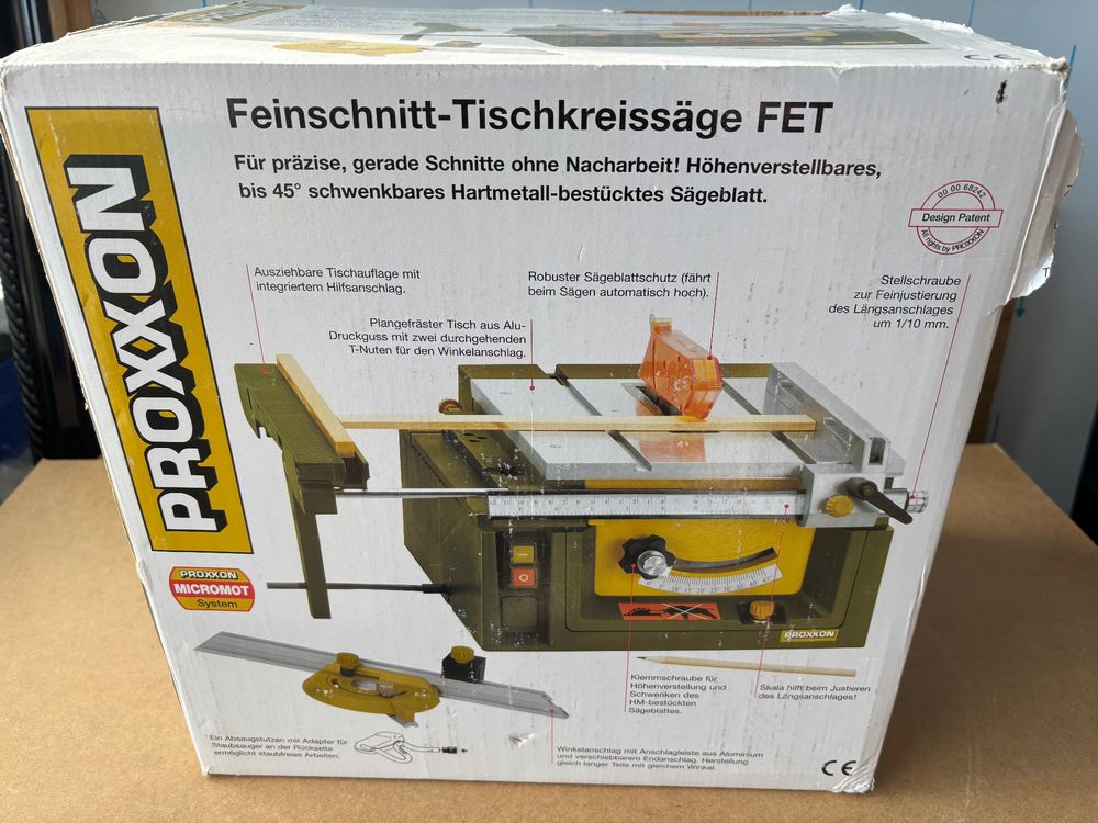 Proxxon 27070 FET Tischkreissäge (Gebraucht) in Hauterive NE für CHF ...
