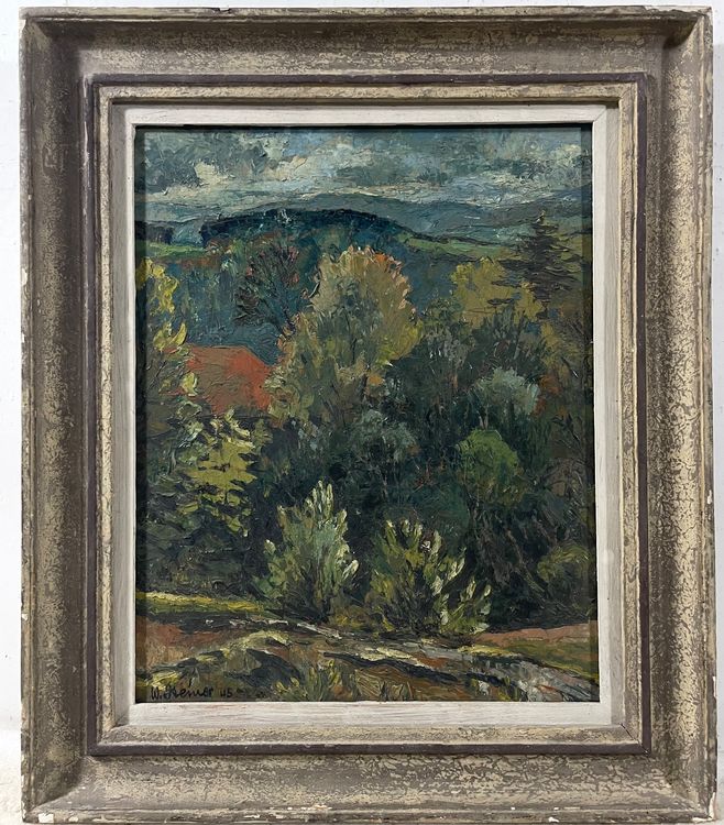 Landschaft Gemälde mit faszinierendem Sujet Signiert | Kaufen auf Ricardo