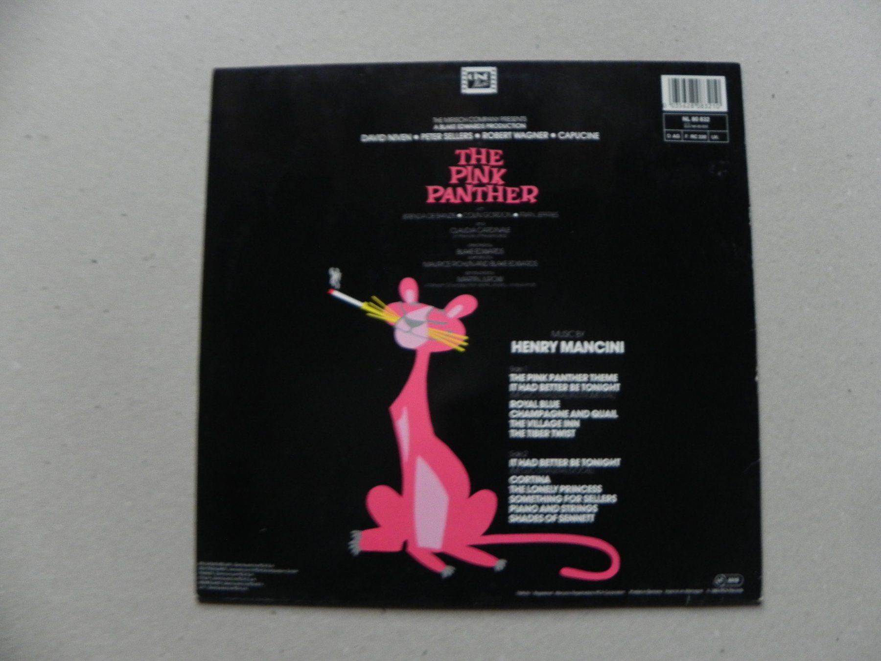 LP Film Soundtrack The Pink Panther 1963 /1983 Peter Sellers (Gebraucht ...