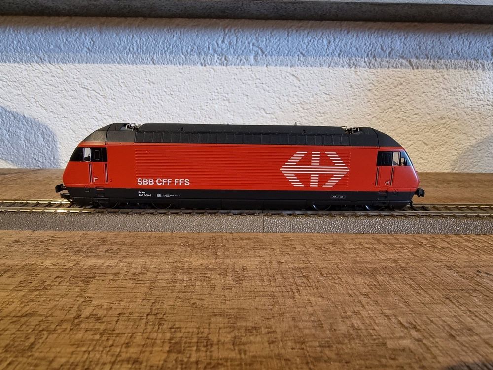 Roco 435655.1 Re 460 000-3 SBB CFF HO DC mit Led Beleuchtung (Gebraucht ...