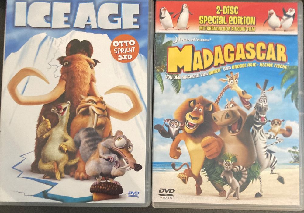 DVD Madagakar & Ice Age (Gebraucht) in Luzern für CHF 5 – mit Lieferung ...