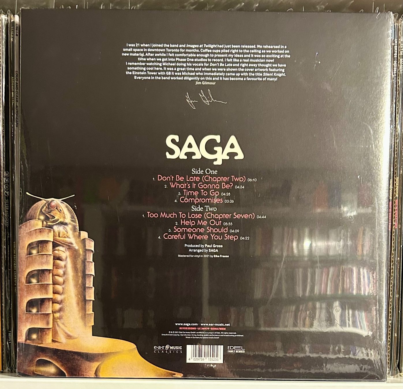 SAGA „Silent Knight“ VINYL LP REMASTERED HEAVYWEIGHT 2021! (Neu und ...
