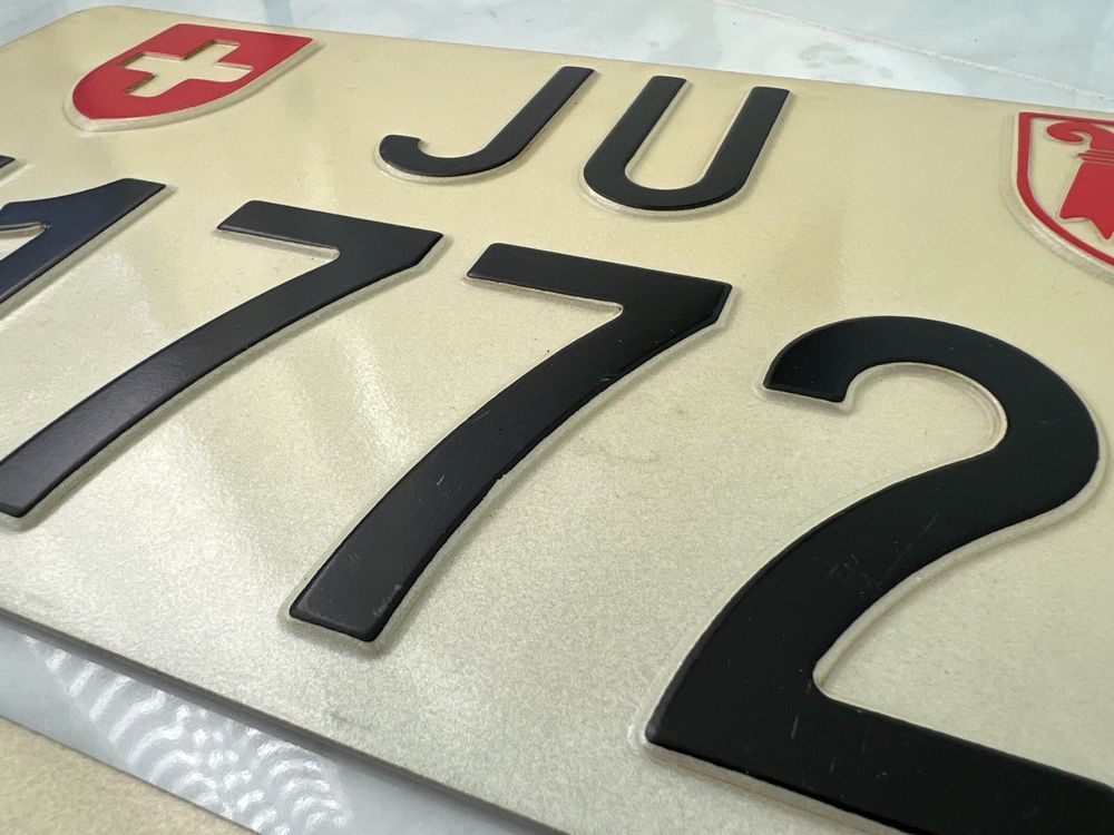 Autonummer Temporär Kanton Jura - Schilderpaar selten | Kaufen auf Ricardo