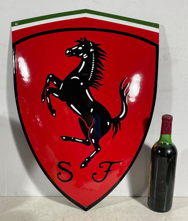 Grosse Ferrari Email Schild (Gebraucht) in Root für CHF 165 – mit ...