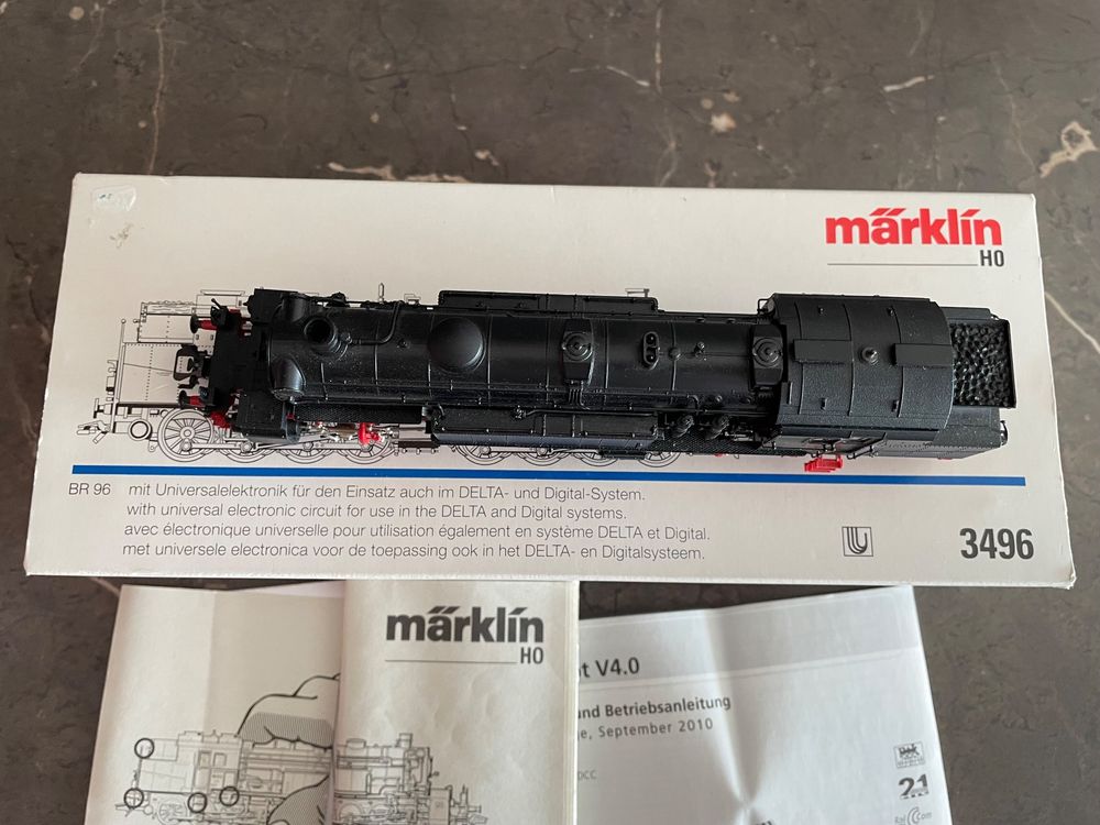 Marklin 3496 Dampflok BR96 Digital ESU (Neu (gemäss Beschreibung)) in ...