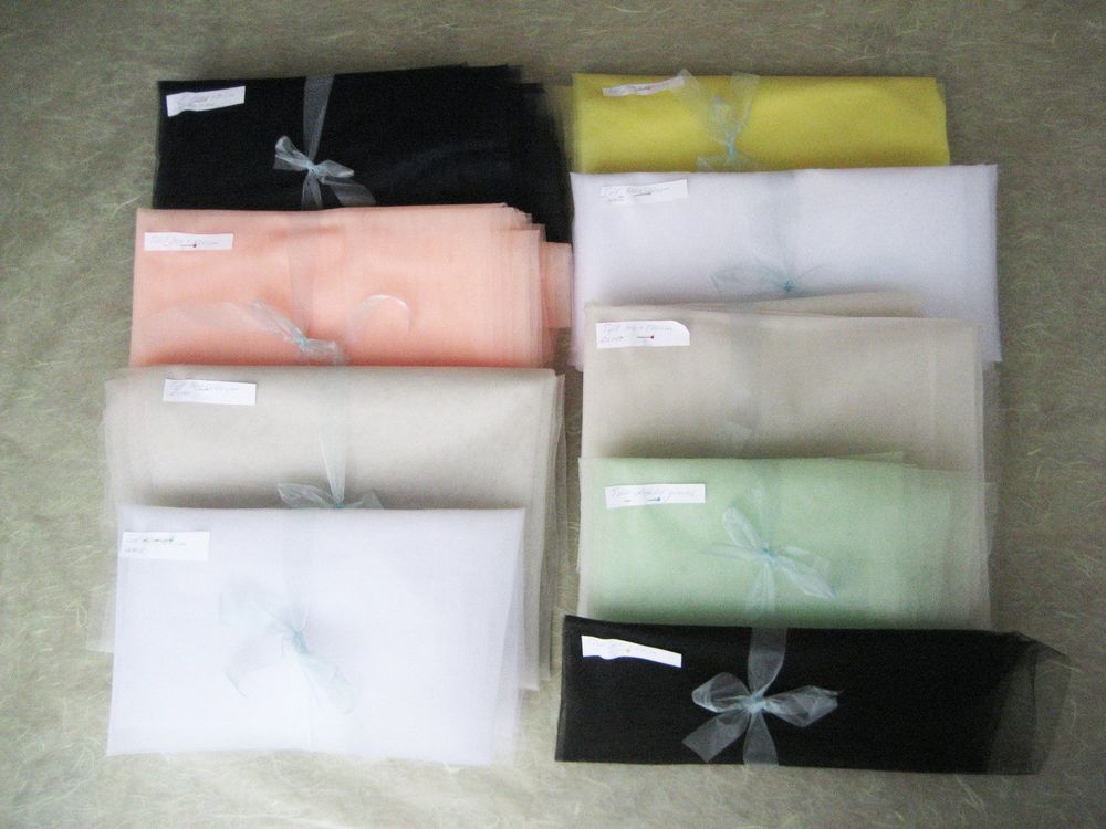 Stoff Lot Tüll Stoffe - verschiedene Farben und Grössen (Gebraucht) in ...