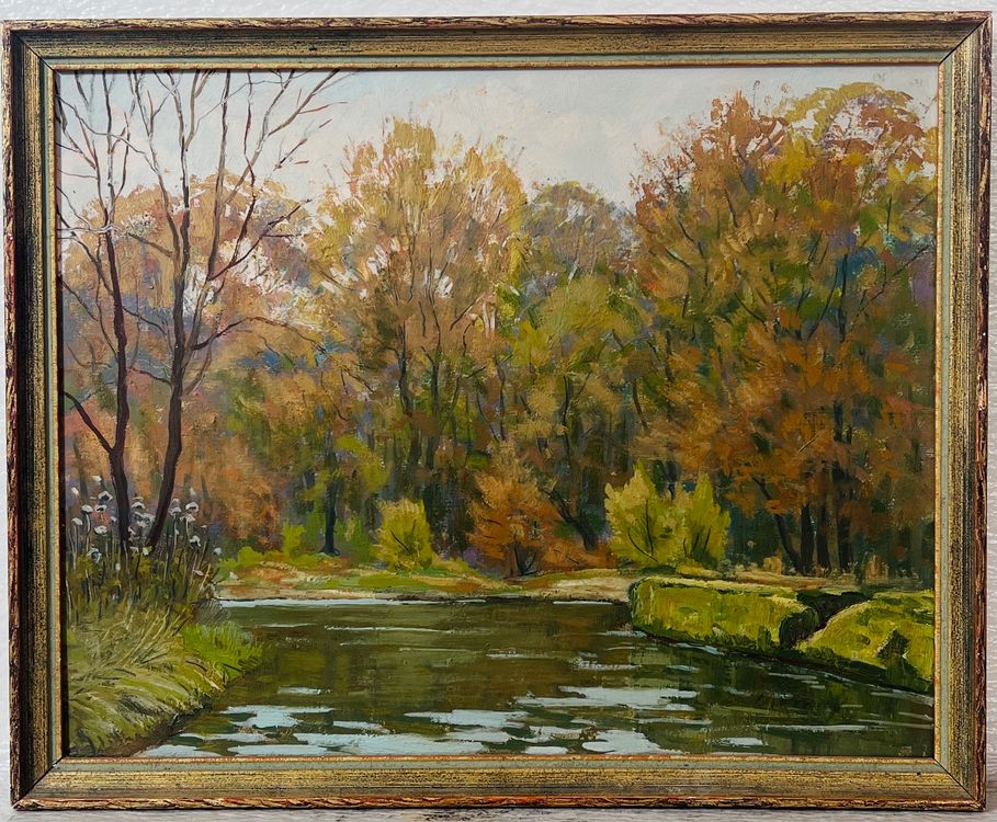 Wunderschöne Landschaft Gemälde Signiert Von Memay (Gebraucht) in Root ...