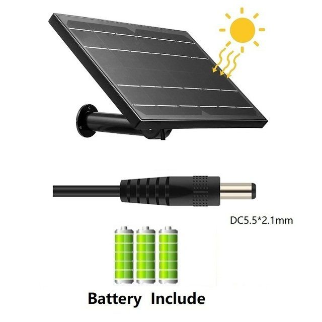 Wasserdicht 12V Mini Solar Panel Mit Gratis 3 Akku-Batterien (Neu und ...