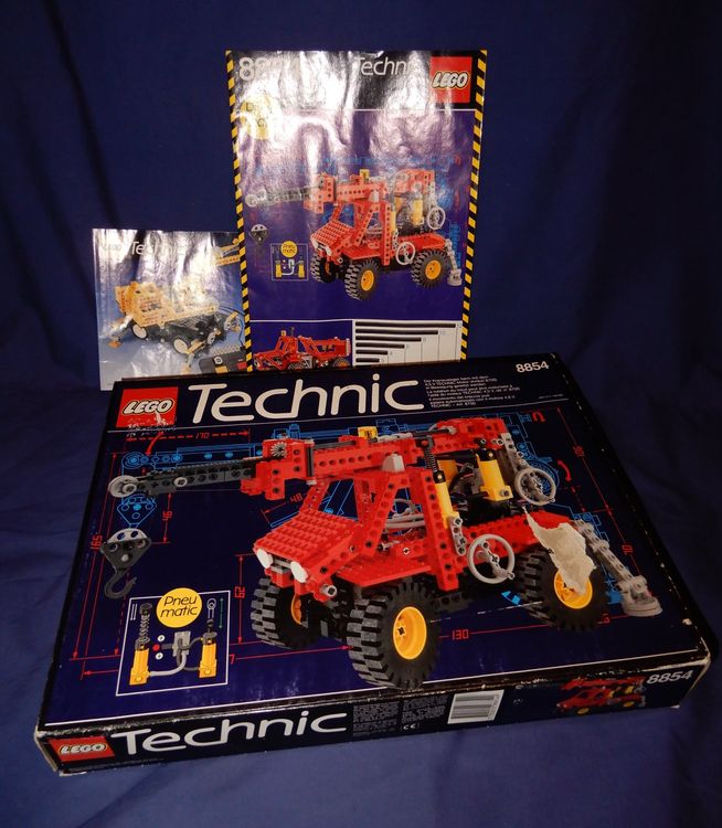 LEGO TECHNIC 8854 Baukran Original Verpackung und Anleitung | Kaufen ...