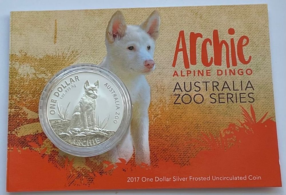 sehr schöne 1 Silber-Unze (31,1 Gr.) Australia Zoo Archie | Kaufen auf ...