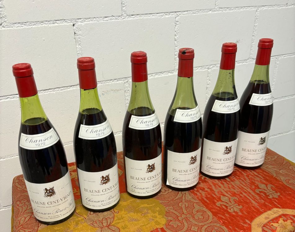 💚 💚 6 x 1972er Chanson Beaune Cent-Vignes 💚CH NACHLASS (Neu (gemäss ...