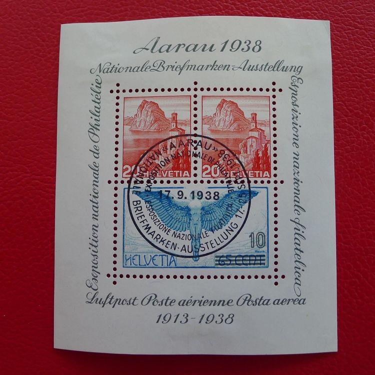 W11 Aarauerblock Ersttag SBK: 50.- (Gebraucht) in Sursee für CHF 10 – mit Lieferung auf Ricardo ...