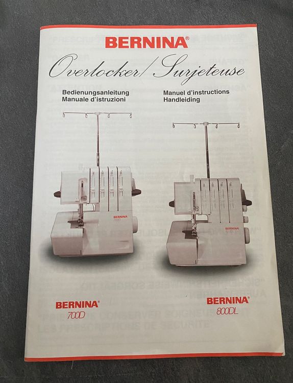Overlockmaschine Bernina 700D (Gebraucht) in für CHF 320 – nur Abholung ...
