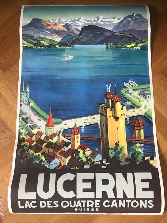 Lucerne Lac des Quatre Cantons - Poster (Gebraucht) in Dietikon für CHF ...