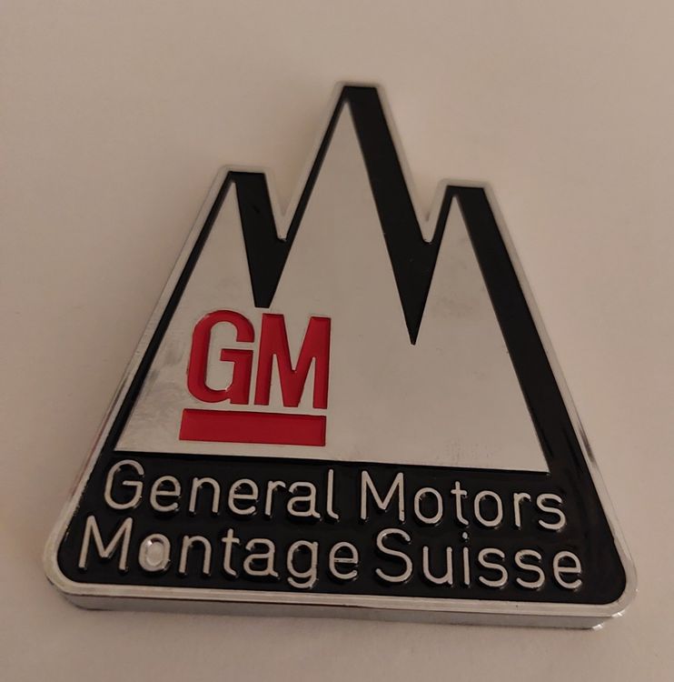 Emblem GM General Motors SUISSE SA in Biel Emblem (Gebraucht) in ...