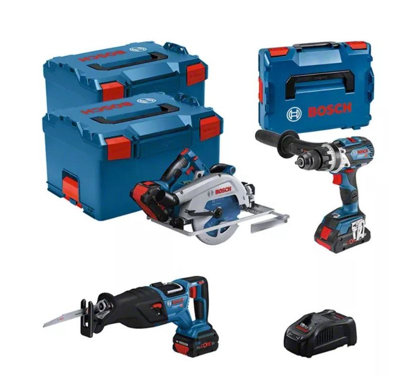 Bosch 18V Profi Set Holzbau (GSB;GKS;GSA) (Neu und originalverpackt) in ...