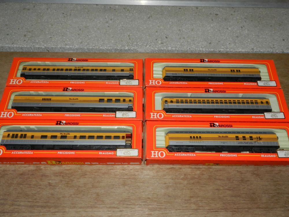 Rivarossi H0 GL Set PW der Rio Grande 1920 (Neu und originalverpackt ...