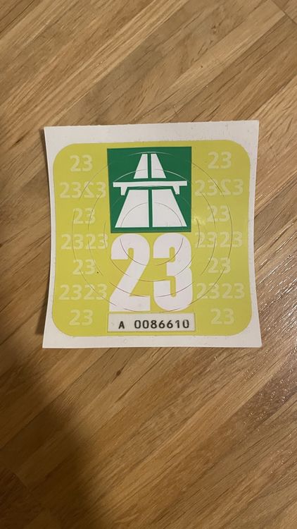 Autobahnvignette Schweiz 2023 Jahrgang 23 ungebraucht (Neu und originalverpackt) in Holderbank ...