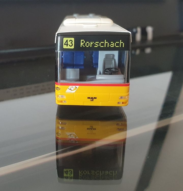 Rietze 65444 PTT PostAuto Bus MAN NL 223/263 "Linie 43" 1:87 | Kaufen ...