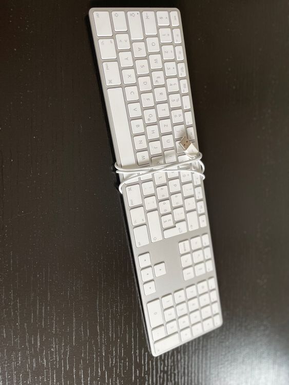 Apple Numeric Keyboard, weiss mit USB Kabel und Zahlenblock | Kaufen ...