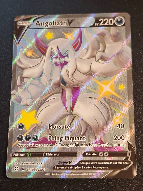 Angoliath V (SHF SV116) - SHINY - SWSH - FR (Gebraucht) in Paudex für ...