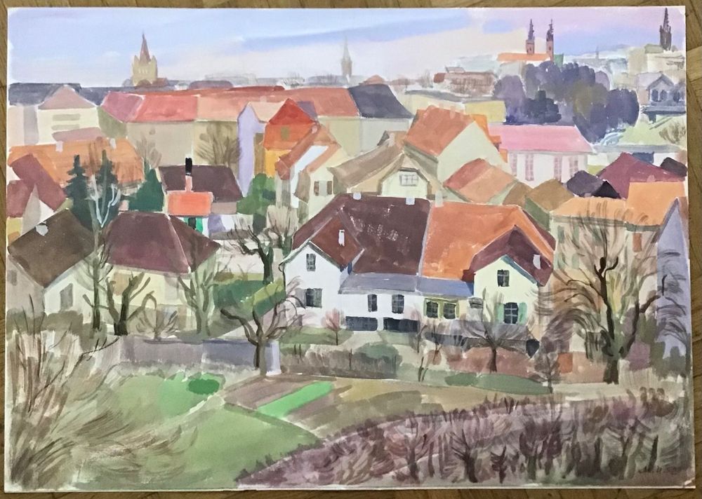 Maria UEBERSAX (1899-1989) Aquarell | Kaufen auf Ricardo