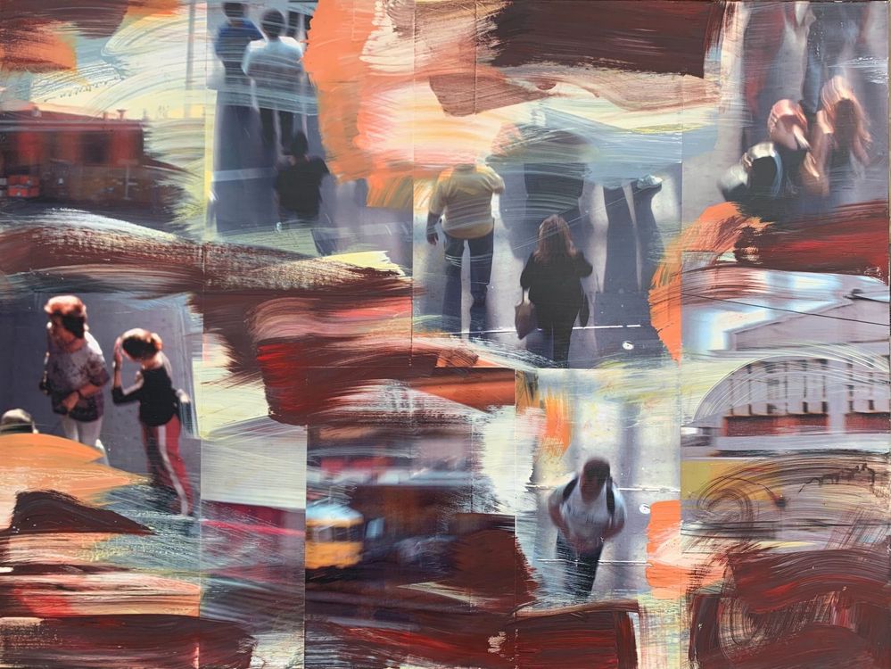 Rosa Lachenmeier (1959) grosses Gemälde (Gebraucht) in Root für CHF 505 – mit Lieferung auf ...