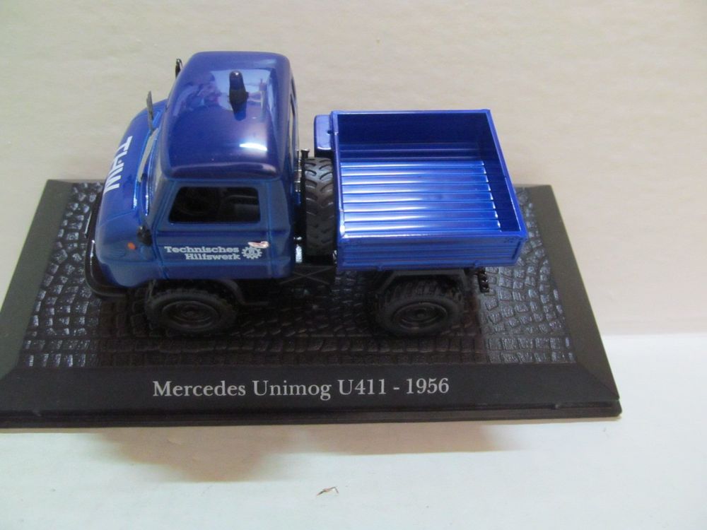 MERCEDES UNIMOG U411 1956 1:43 ATLAS DAIMLER NUTZFAHRZEG | Kaufen auf ...